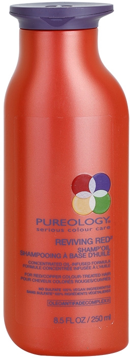 Pureology Reviving Red Oil Shampoo For Red Hair Shades | notino.co.uk