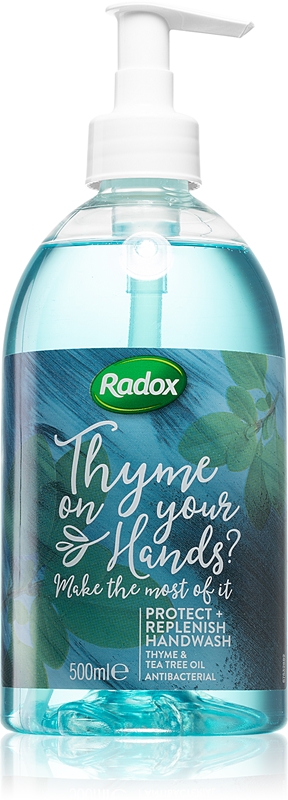 Radox Thyme on your hands? Liquid Soap with antibacterial ingredients ...