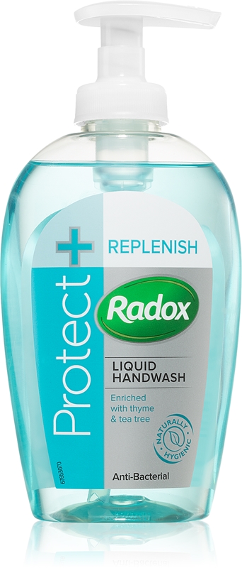 Radox Protect + Replenish liquid soap with antibacterial ingredients ...