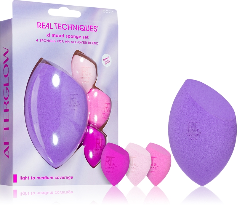 Real Techniques Afterglow sponges for face and body | notino.ie