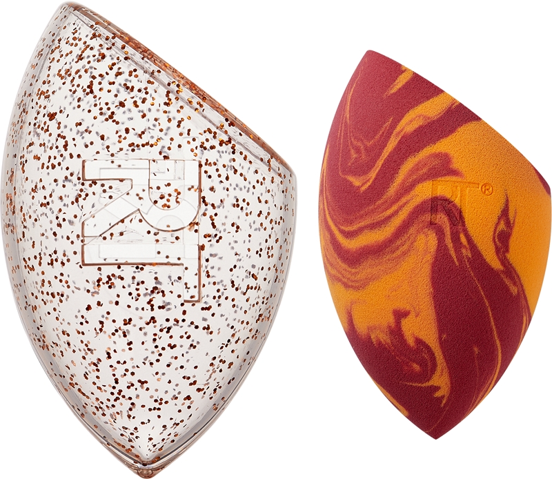 Real Techniques Miracle Complexion Sponge + Travel Case Makeup Sponge ...