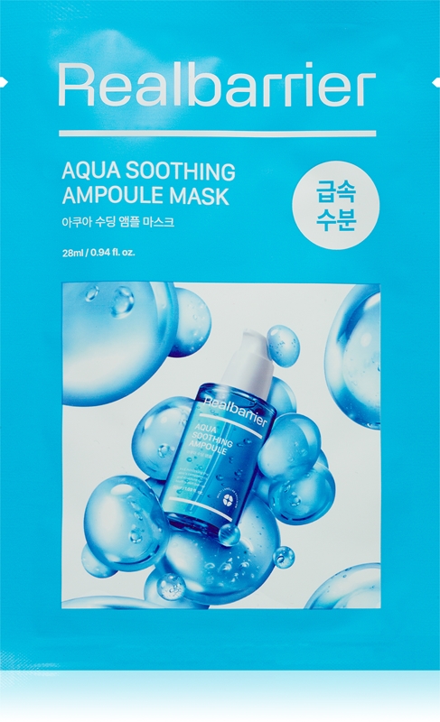 Real Barrier Aqua Soothing Ampoule Mask soothing sheet mask | notino.co.uk