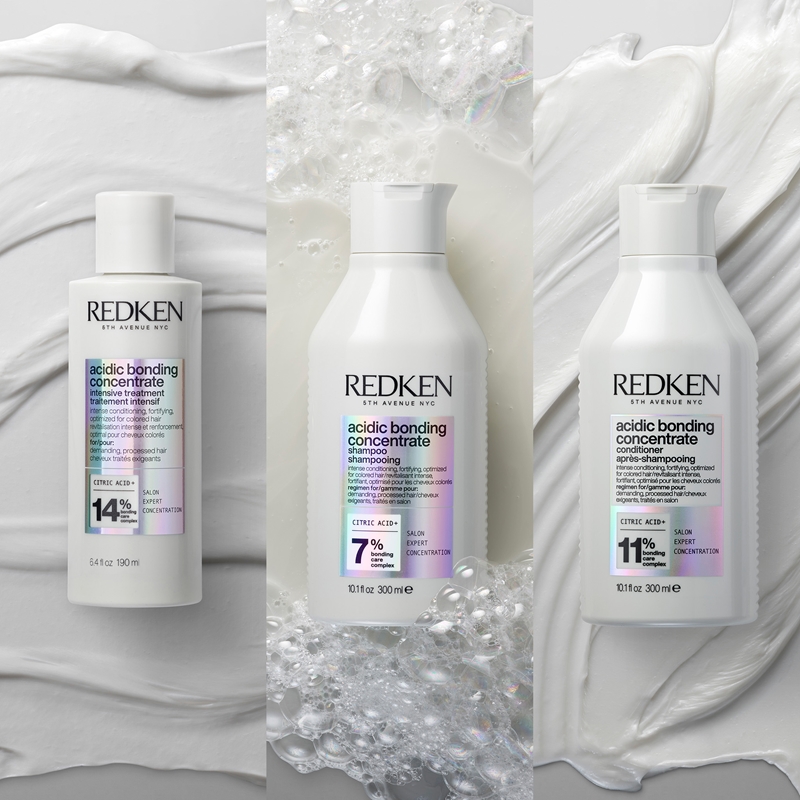 Redken Acidic Bonding Concentrate formato poupança para cabelos fortes ...