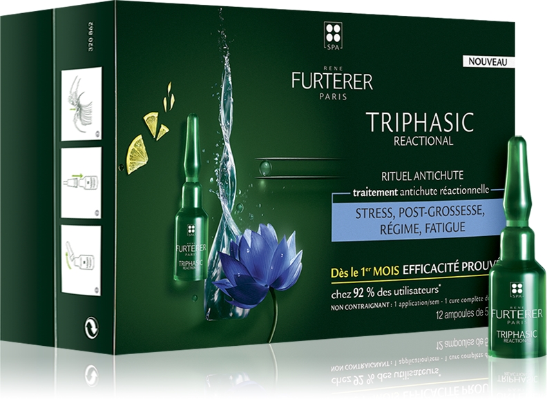 René Furterer Triphasic Reactional cura completa per la caduta dei ...