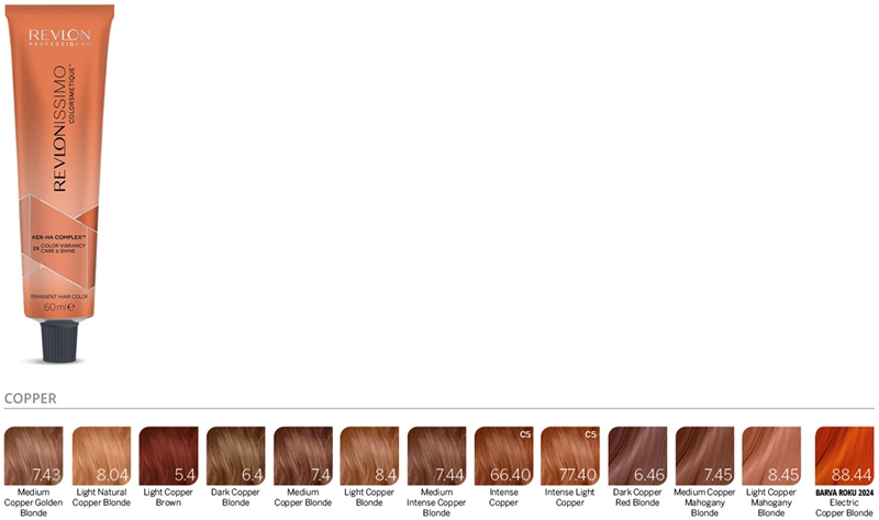 Revlon Professional Revlonissimo Colorsmetique Copper Shades permanent ...