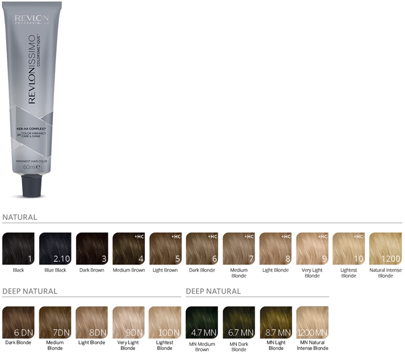 Revlon Professional Revlonissimo Colorsmetique Natural Shades Permanent ...