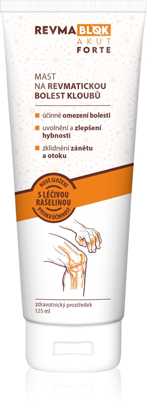 Revmablok AKUT AKUT Forte masť na úľavu od bolesti a stuhnutosti kĺbov ...