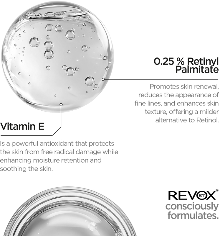 Revox B77 JUST Retinol In Squalane Anti-Aging Retinol-Serum für Gesicht ...