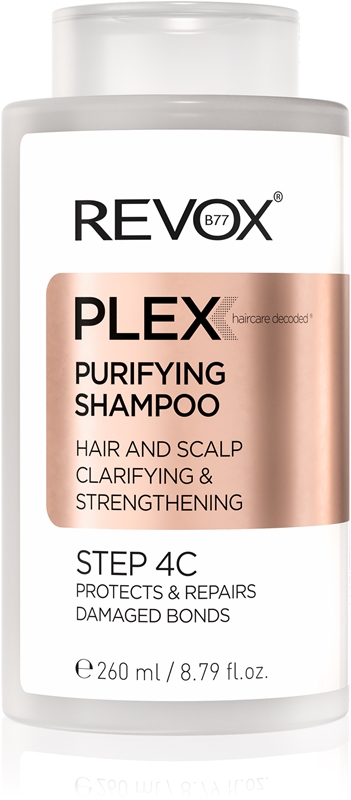 Revox B77 PLEX Purifying Shampoo. Step 4C valomasis šampūnas pažeistų plaukų stiprinimui | notino.lt