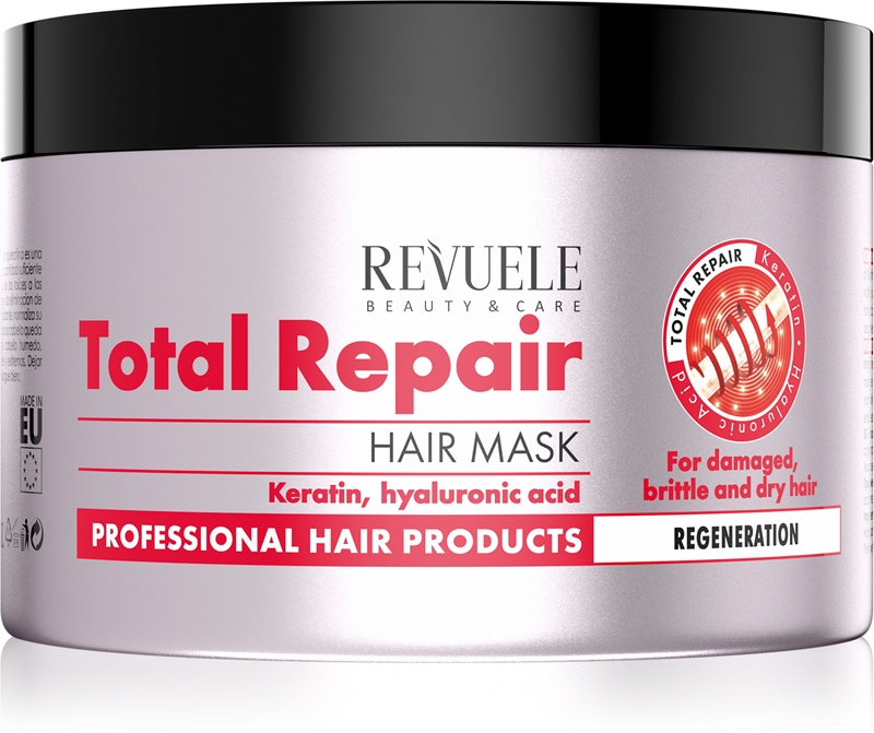 Revuele Total Repair Hair Mask Revitalizing Mask for damaged hair ...