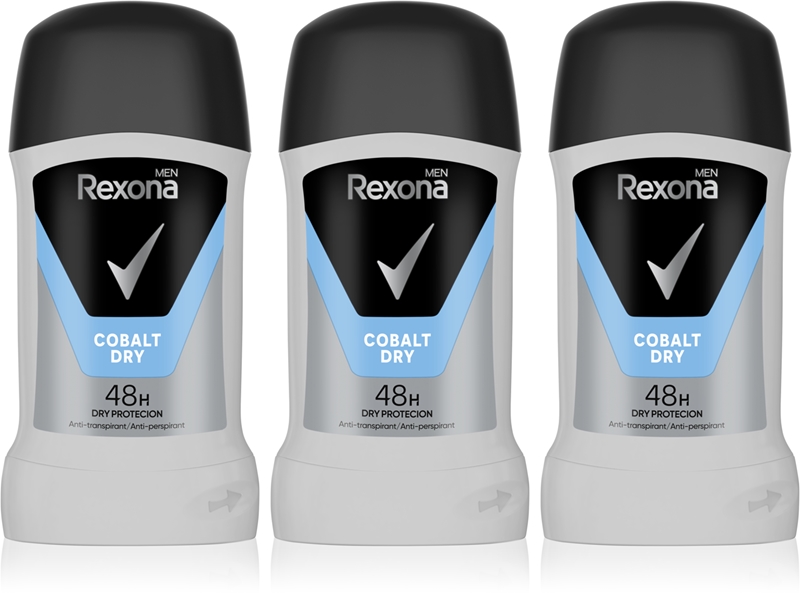 Rexona Cobalt conditionnement avantageux de déodorants solides | notino.fr