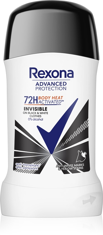 Rexona Advanced Protection Invisible antitranspirante en barra 72h ...