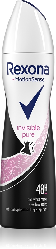 Rexona Invisible Pure antiperspirant spray Review | notino.co.uk