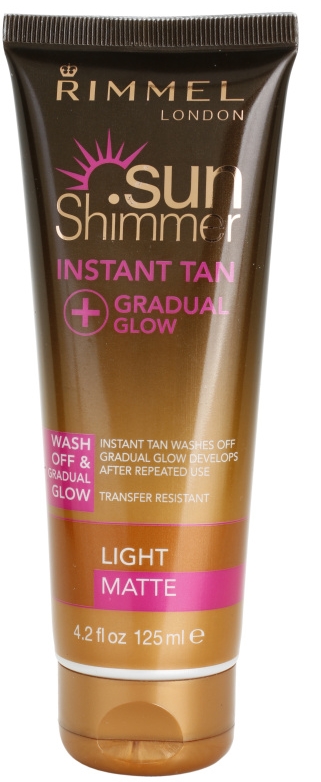 Rimmel Sun Shimmer Instant Tan Wash Off Self - Tanning Gel | notino.co.uk