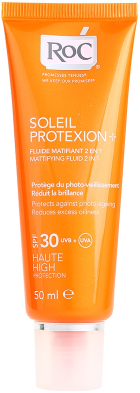 RoC Soleil Protect fluido solar matificante SPF 30 | notino.pt