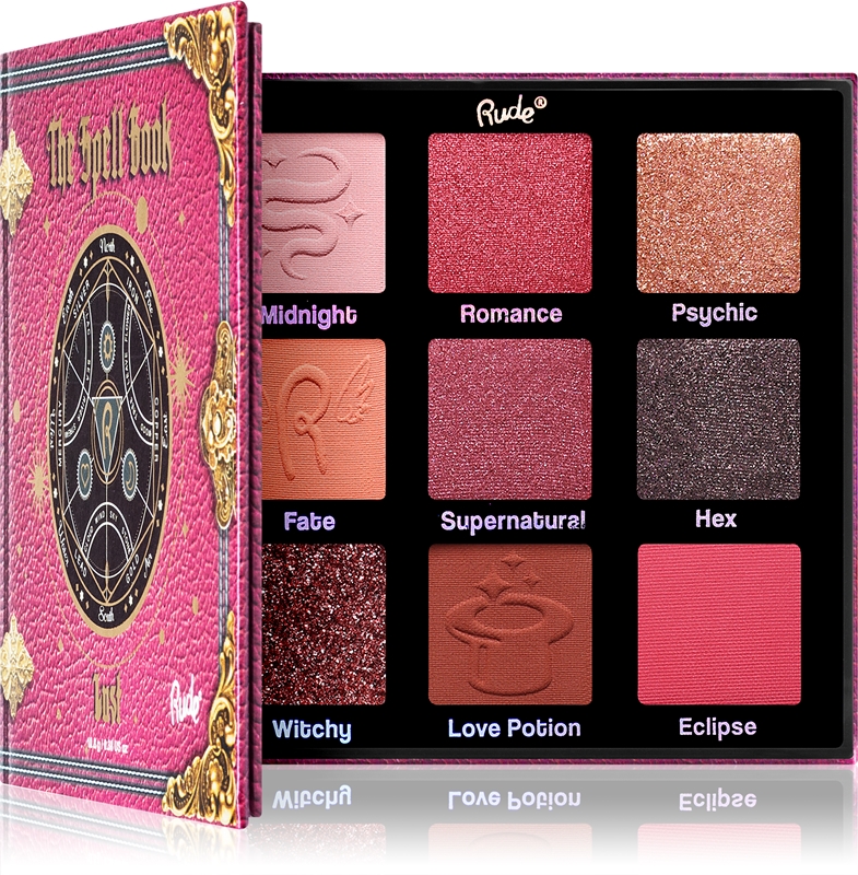 Rude Cosmetics The Spell Book Eyeshadow Palette | notino.ie