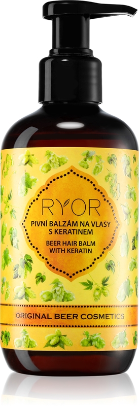 RYOR Original Beer Cosmetics beer hair conditioner with keratin ...