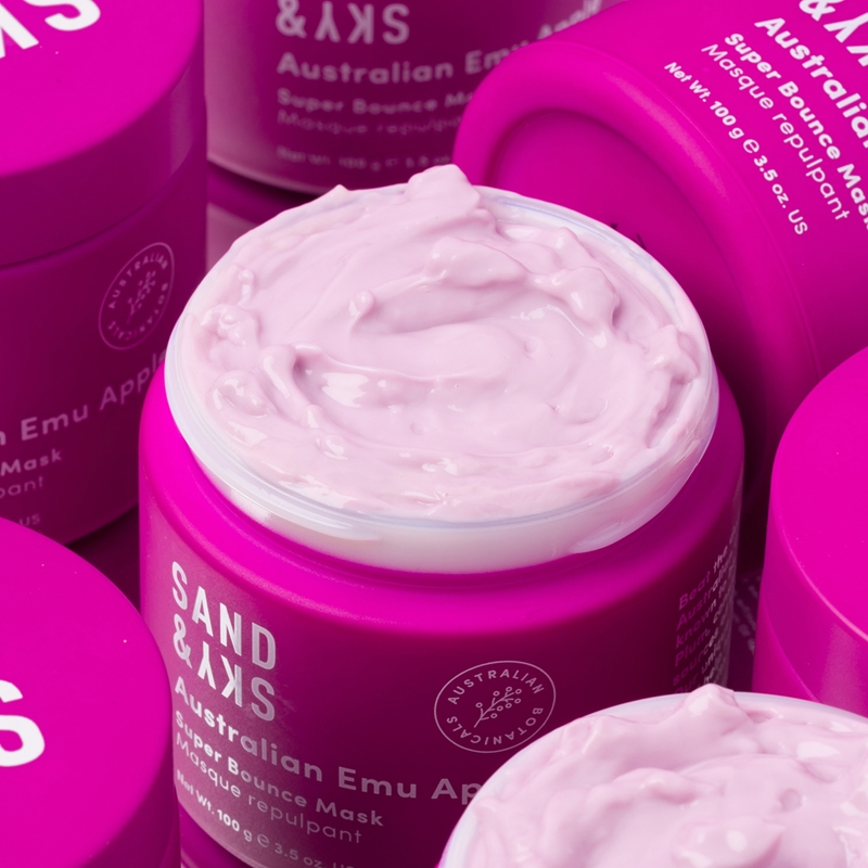 Sand & Sky Australian Emu Apple Super Bounce Mask Hydrating and ...