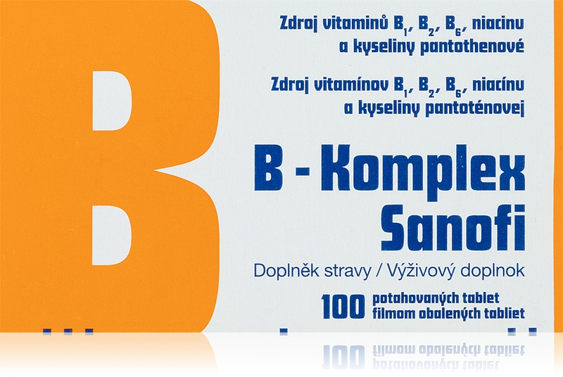 Sanofi B-Komplex tablety pro podporu zdraví nervové soustavy | notino.cz
