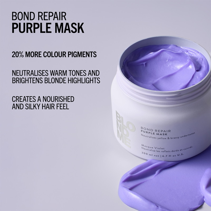 Schwarzkopf Professional Blondme Bond Repair Purple Mask маска за коса ...