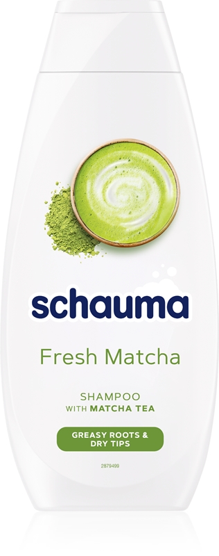Schwarzkopf Schauma Fresh Matcha cleansing detoxifying shampoo for oily ...