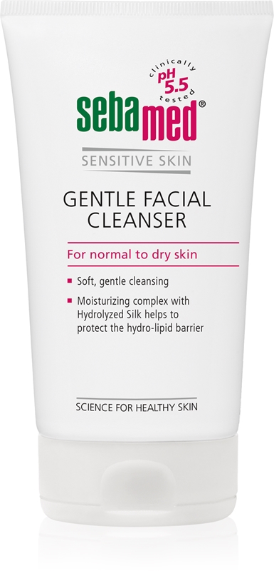 Sebamed Sensitive Skin émulsion lavante extra-douce visage | notino.fr