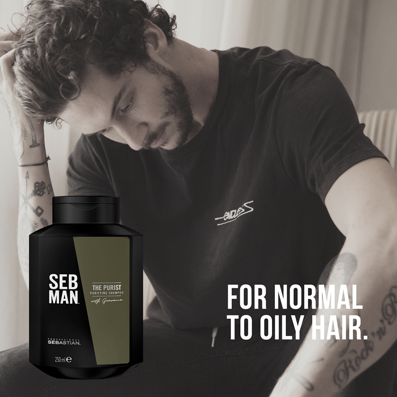 Sebastian Professional SEB MAN The Purist Soothing Shampoo for dandruff ...