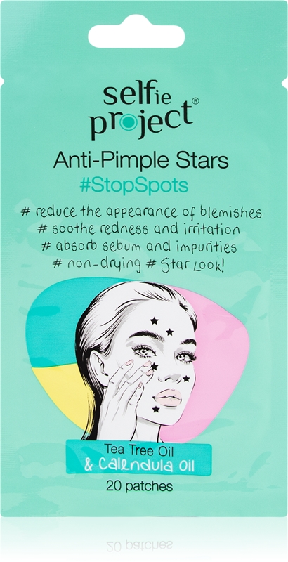 Selfie Project Anti-Pimple Stars plastry dla skóry problematycznej z ...