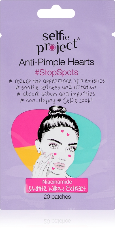 Selfie Project Anti-Pimple Hearts patches for problem skin with ...