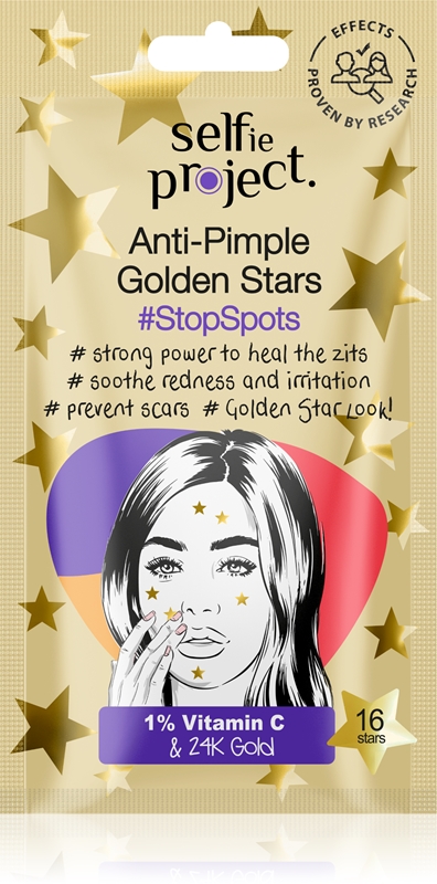 Selfie Project Anti-Pimple Golden Stars пластир для проблемної шкіри ...
