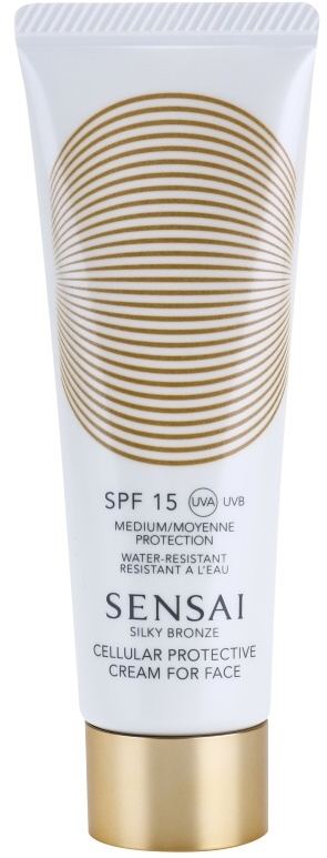 Sensai Silky Bronze Face Sun Cream SPF 15 | notino.co.uk
