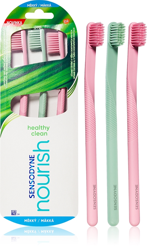 Sensodyne Nourish Healthy Clean toothbrushes | notino.ie