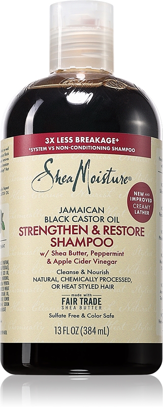 Shea Moisture Jamaican Black Castor Oil Strengthen & Restore champú ...