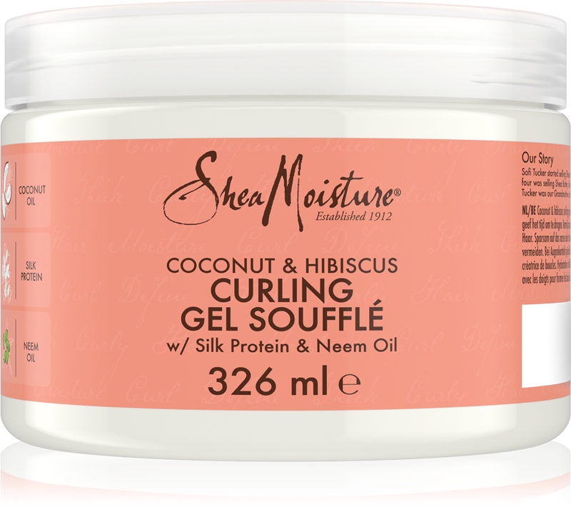Shea Moisture Coconut & Hibiscus грижа без отмиване за къдрава коса ...