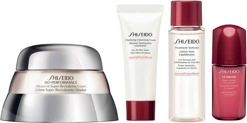 Shiseido Bio-Performance Holiday Kit gift set (for hydrating and ...