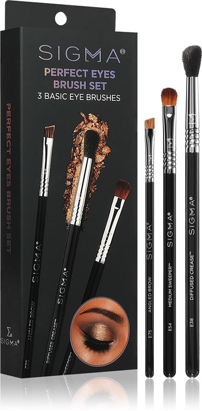 Sigma Beauty Brush Set Perfect Eyes Pinselset (für Augen und Augenbrauen)