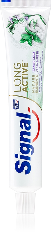Signal Long Active Natural Elements Toothpaste for Fresh Breath ...