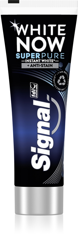 Signal White Now Men Super Pure Mannen Tandpasta met Whitening Werking ...