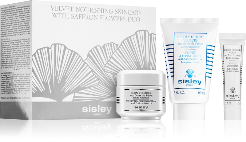 Sisley Velvet Nourishing Skincare With Saffron Flowers Set Gift Set ...
