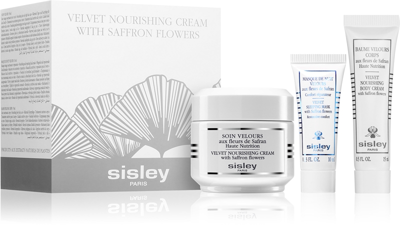 Sisley Velvet Nourishing Cream with Saffron Flowers skin care set ...
