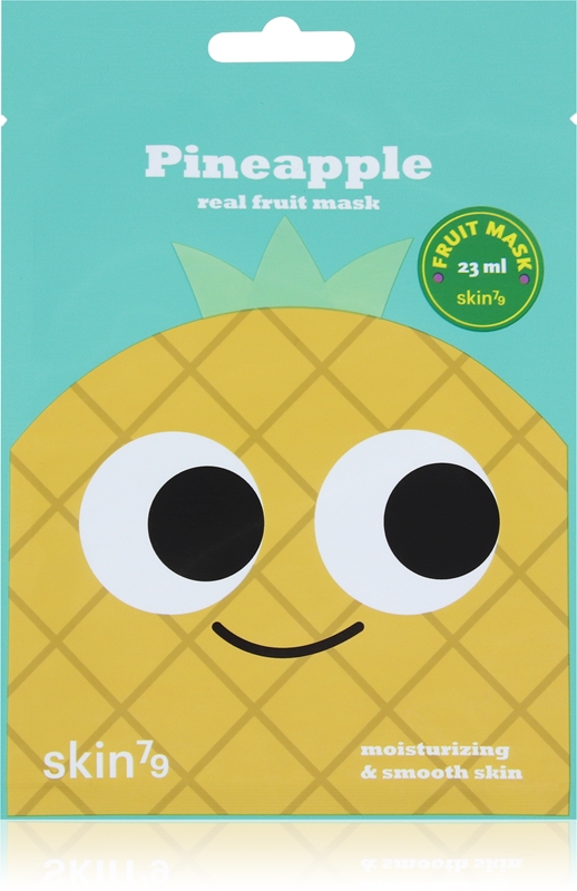 Skin79 Real Fruit Pineapple máscara em folha com efeito alisador ...