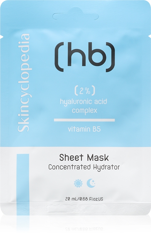 Skincyclopedia 2% Hyaluronic Acid Complex + Vitamin B5 Sheet Mask ...