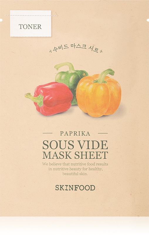Skinfood Sous Vide Paprika moisturising face sheet mask for dry skin ...