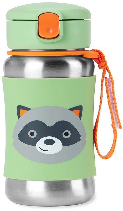 Skip Hop Spark Style Straw Bottle fľaša na vodu z nehrdzavejúcej ocele ...