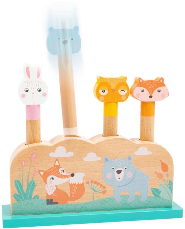 Small foot by Legler Game Small Foot Pop Up Animals activity toy ...