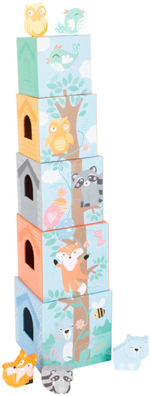 Small foot Stacking Tower Pastel Animals stackable tower | notino.co.uk