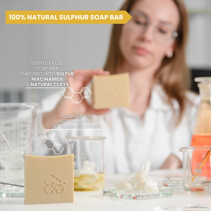 Soaphoria Dermacare+ Sulphur sabonete de enxofre para limpeza profunda ...