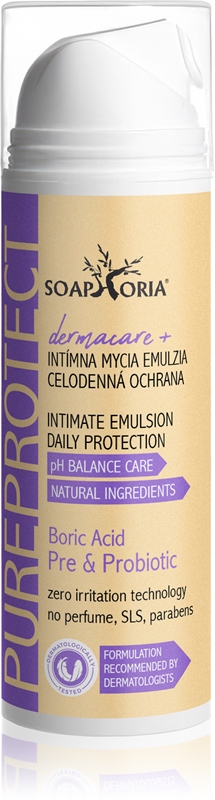 Soaphoria Dermacare+ Pureprotect emulsão para higiene íntima | notino.pt