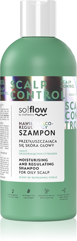 so!flow Oily Scalp Moisturizing and Regulating Shampoo champô ...