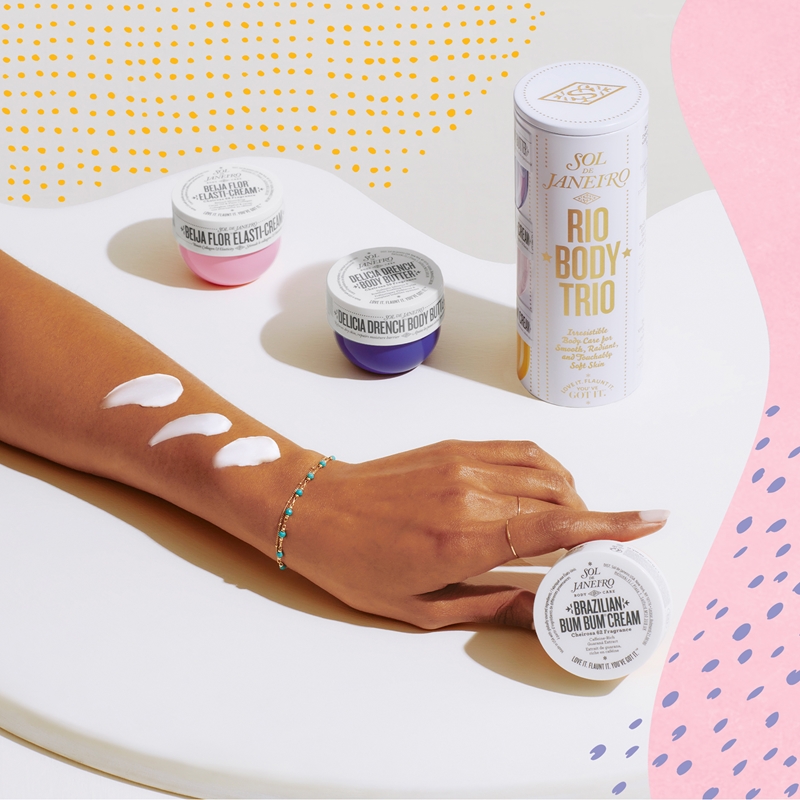 Sol de Janeiro Rio Body Trio gift set for hydrating and firming skin ...